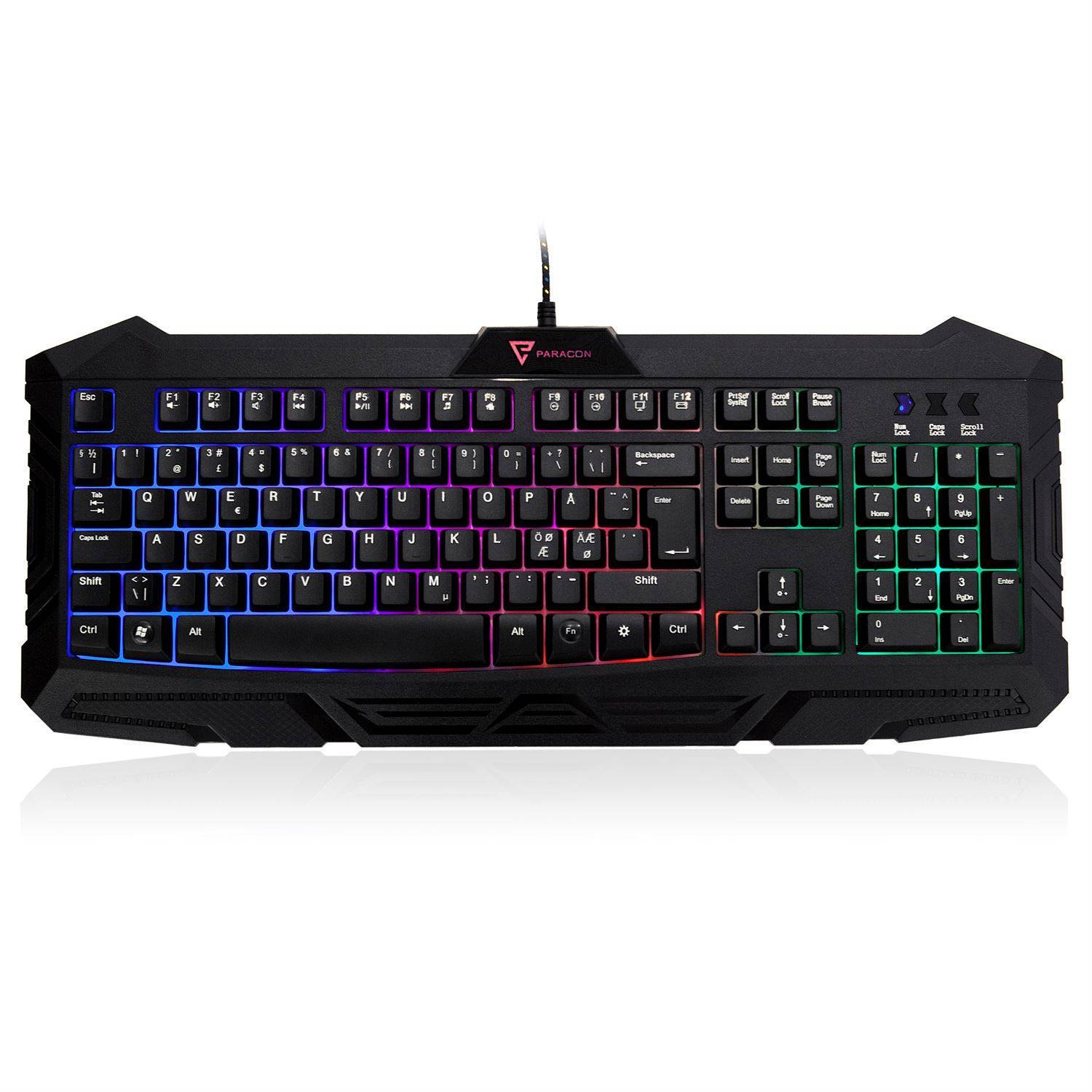 Paracon SPECTRA Gaming Keyboard - Køb hos WEBdanes.dk